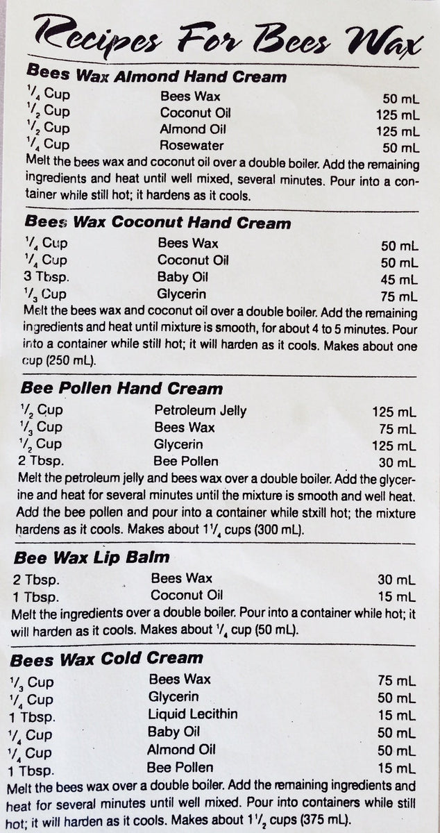 Bee's Wax Pucks – Flint Farm Honey